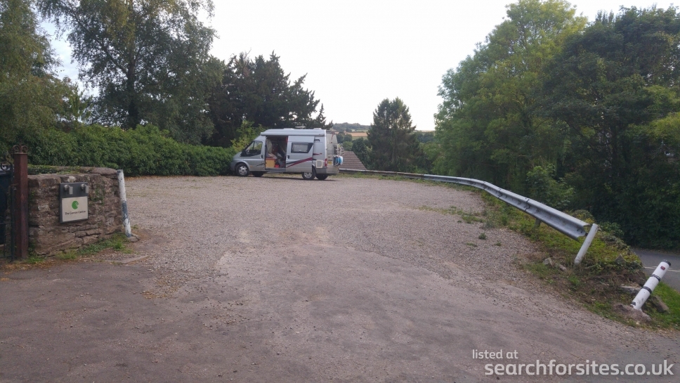 Llangarron church car park