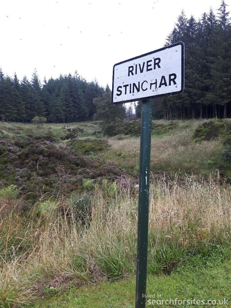 Forest parking Stinchar Bridge