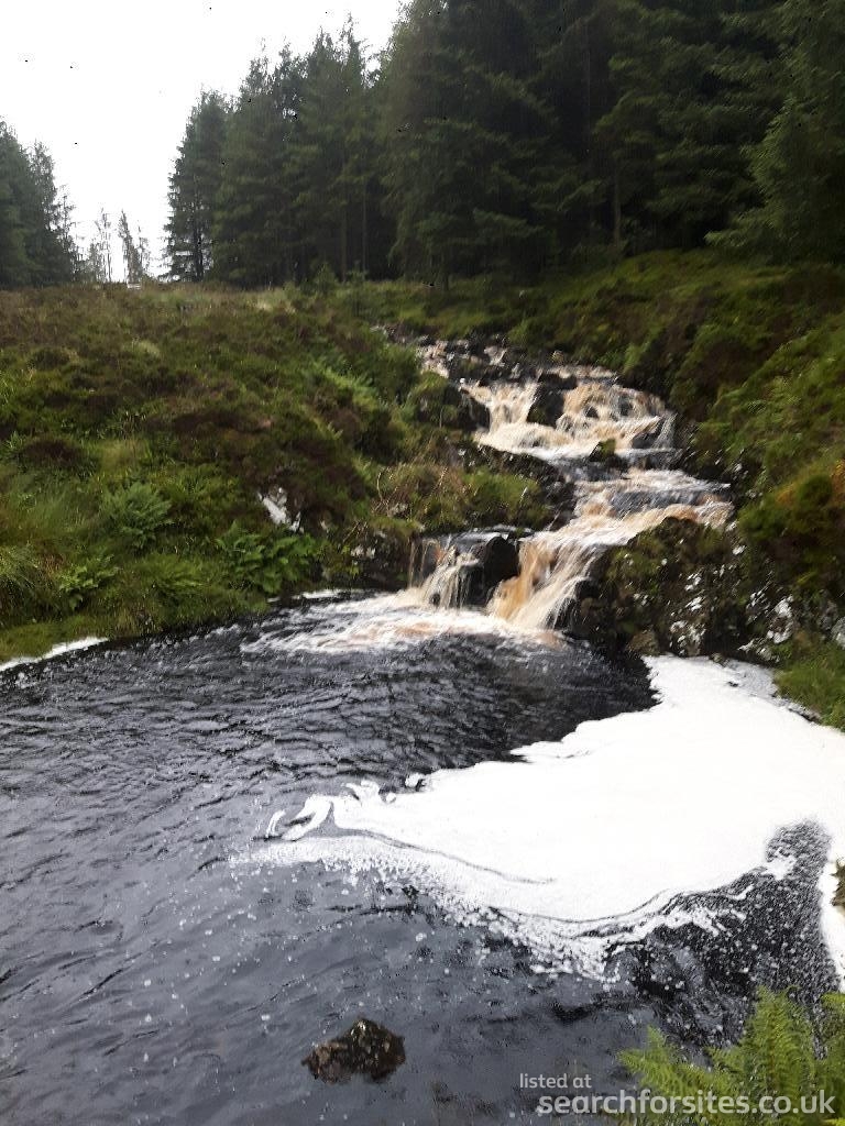 Forest parking Stinchar Bridge