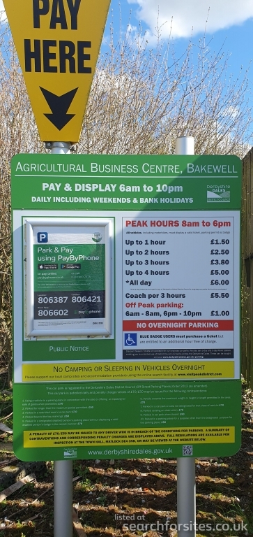 Bakewell cattle market car park