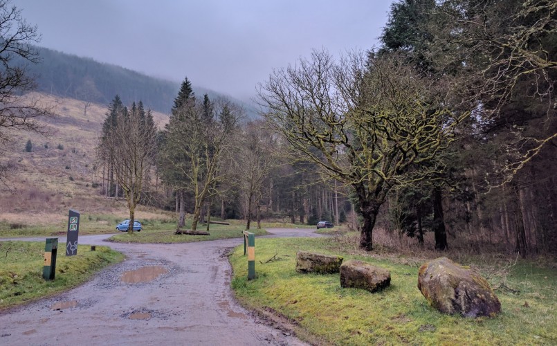 Taf Fechan Forest Owl Grove Car Park