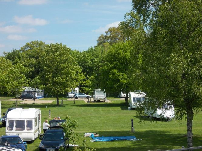 Caravan Park at Stanford Hall