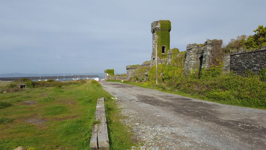 Holyhead breakwater approach road.