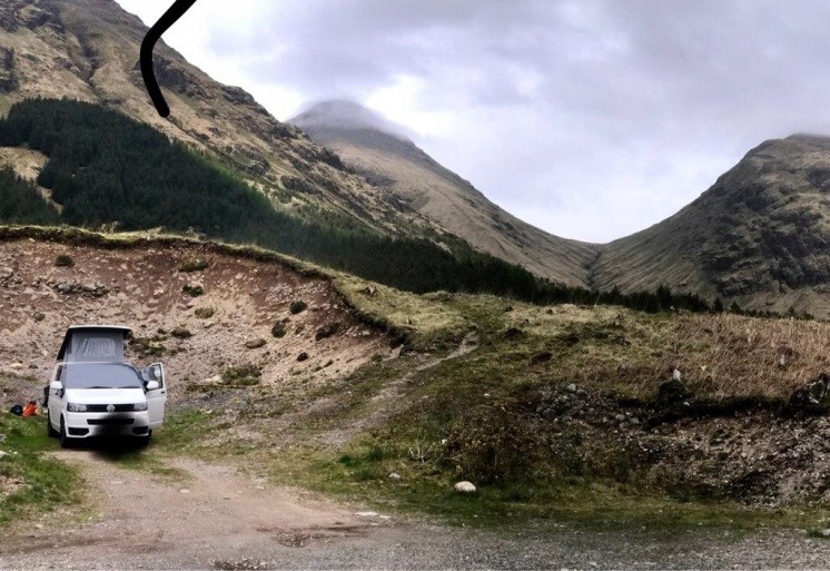 Layby Off Glen Etive Road