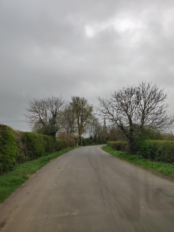 Layby off the A4104